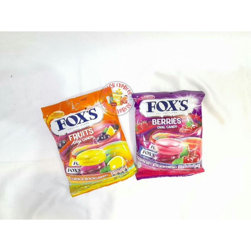 Jual Permen Fox's (Berries, Fruit) ( 1 Sak isi 50 pcs @2.5gram ...