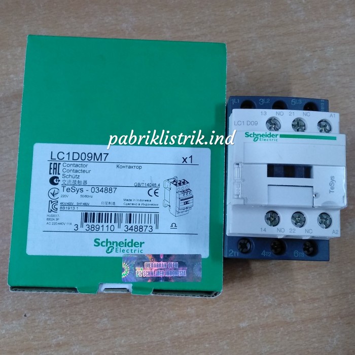 Jual Magnetic contactor LC1D09M7 LC1D09 M7 220V AC Schneider original | Shopee Indonesia