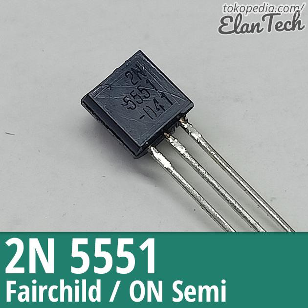Jual 2N5551 Original Fairchild / ON Semi 2N 5551 NPN Transistor Elan73c | Shopee Indonesia