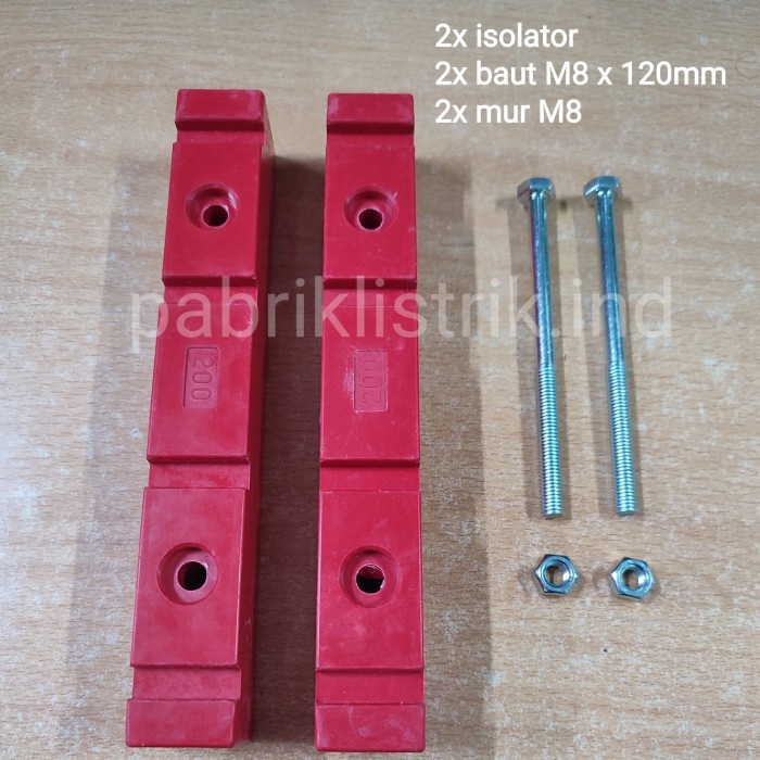Jual isolator busbar holder 4P 4 phase 4 pole 3P+N 7D4 komplit set | Shopee Indonesia
