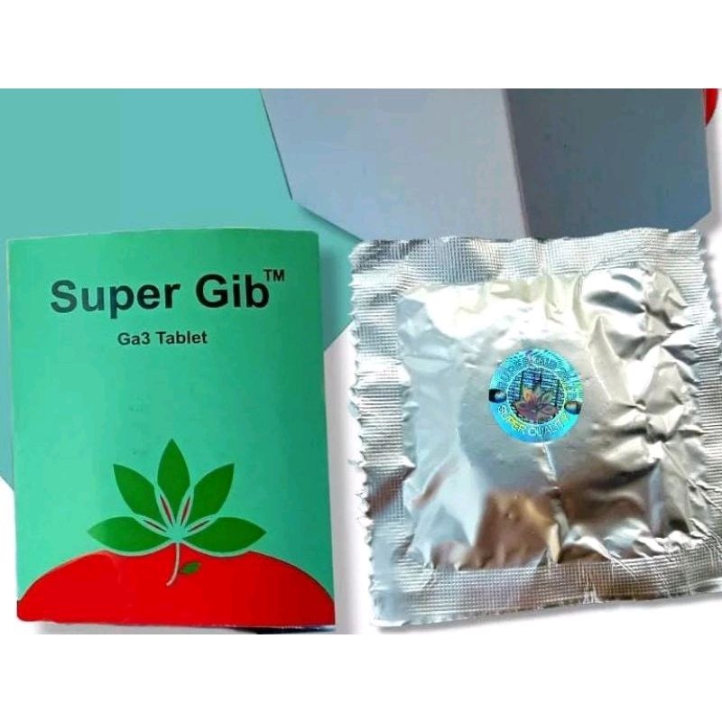 Jual Super Gib Tablet Ga3 pemacu pertumbuhan tanaman 1 tablet | Shopee ...