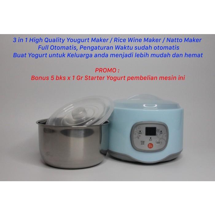 Jual Best Seller Premium High Quality Mesin Yogurt Maker Rice Wine ...