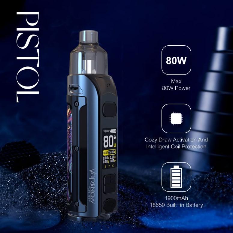 Jual VAPE PISTOOL AUTHENTIC FULL SET VAPOOR TERBARU VAPEE SET MURAH ...