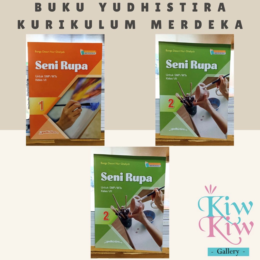 Jual Buku Pendidikan Seni Rupa Kelas 7, 8, 9 SMP/MTS Kurikulum Merdeka - Yudhistira | Shopee ...