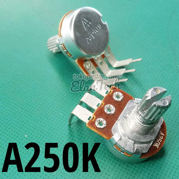 Jual A250k Potensio A-Plus Vertikal Mono Short Potensiometer 250kA Elan73c Kualitas Baik ...
