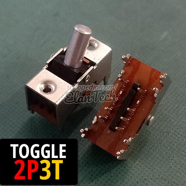 Jual Toggle Switch 2P3T ON-ON-ON Tuas Pendek 8 Pin DP3T Elan73c Juara ...