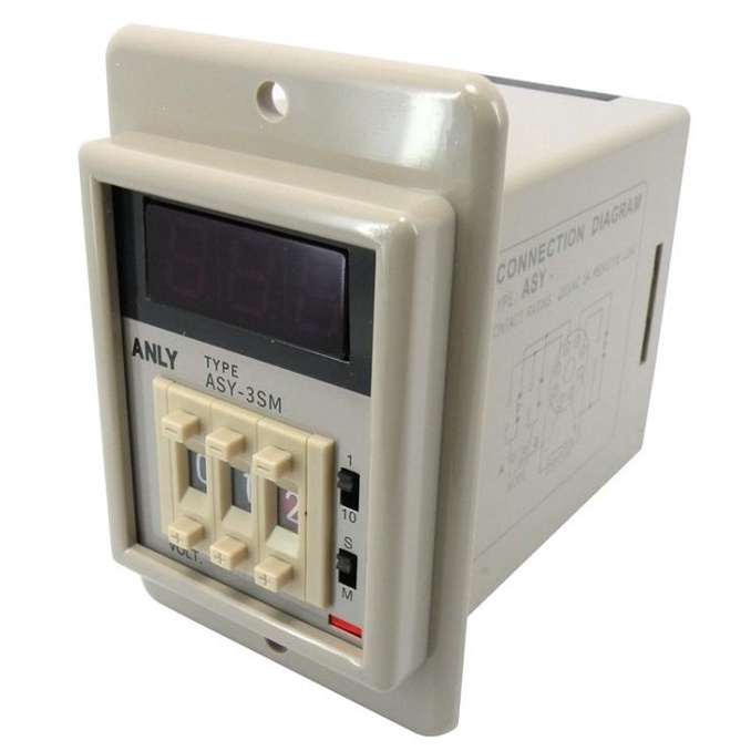 Jual ASY-3SM AC 220VAC - MULTI RANGE DIGITAL TIMER ANLY | Shopee Indonesia