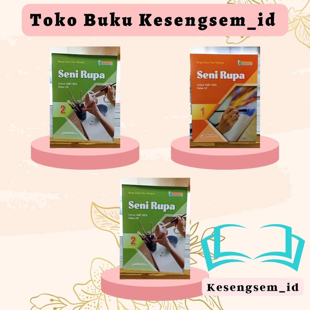 Jual Buku Pendidikan Seni Rupa Kelas 7, 8, 9 SMP/MTS Kurikulum Merdeka - Yudhistira | Shopee ...