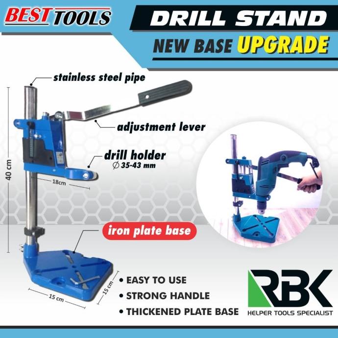 Jual stand drill - stand bor duduk - dudukan bor - standing bor tangan ...