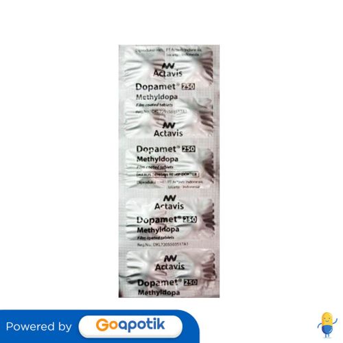 Jual DOPAMET 250 MG STRIP 10 TABLET | Shopee Indonesia