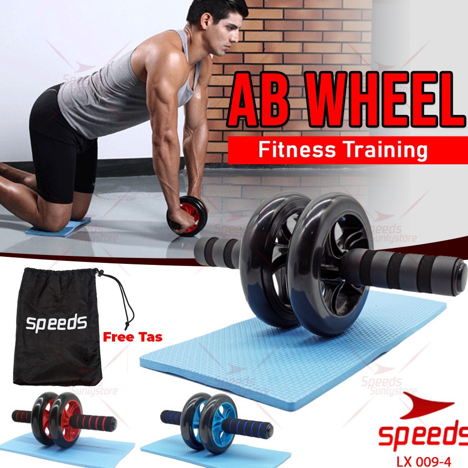 Jual Harga Terbaik SPEEDS Ab Wheel Double Wheels / Abdominal Roller ...