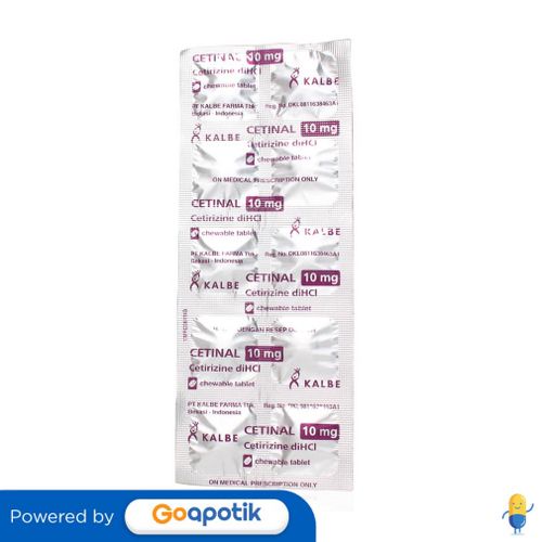 Jual CETINAL 10 MG STRIP 10 TABLET | Shopee Indonesia