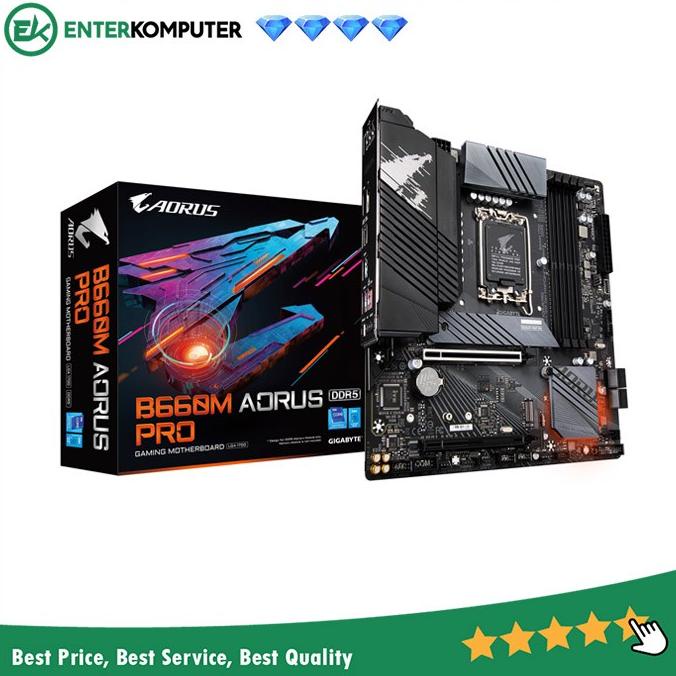 Jual Gigabyte B660M Aorus PRO (LGA1700, B660, DDR5, USB3.2, SATA3 ...