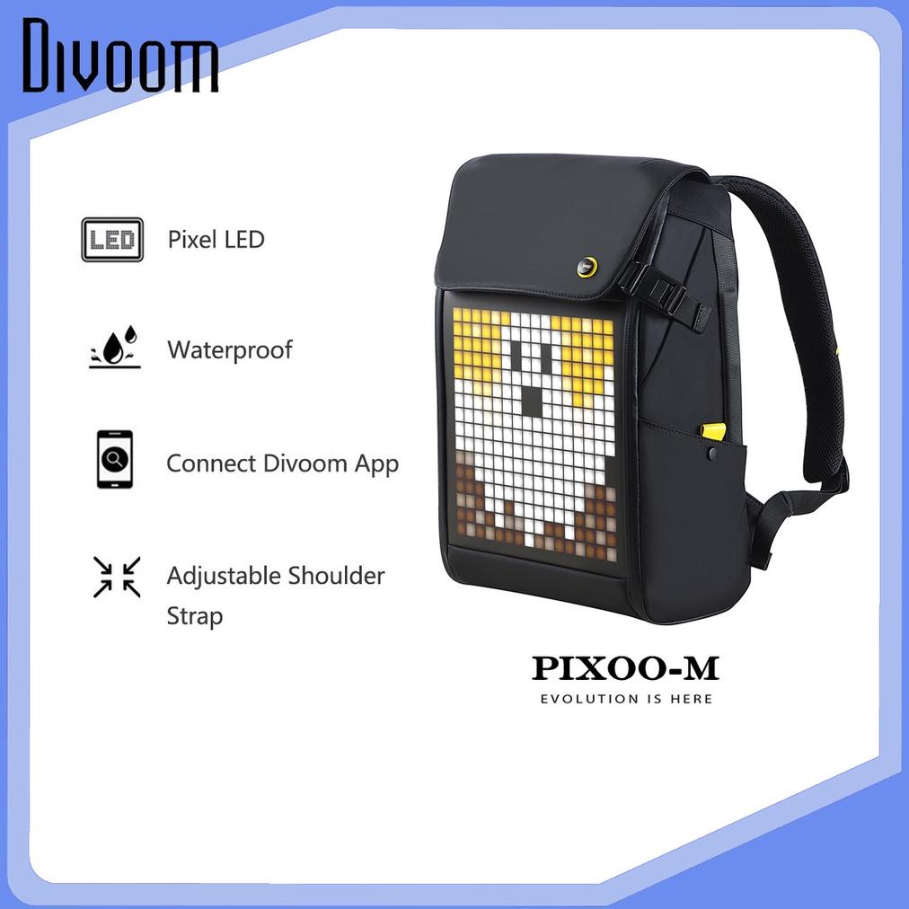 Jual UPA521 Ransel Divoom M Layar LED yang Dapat Disesuaikan Layar LED ...