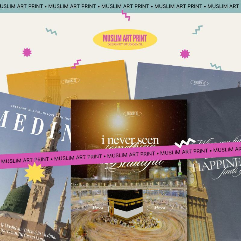 Jual Poster Dinding Muslim Aesthetic | Muslim Art Print | Dekorasi ...