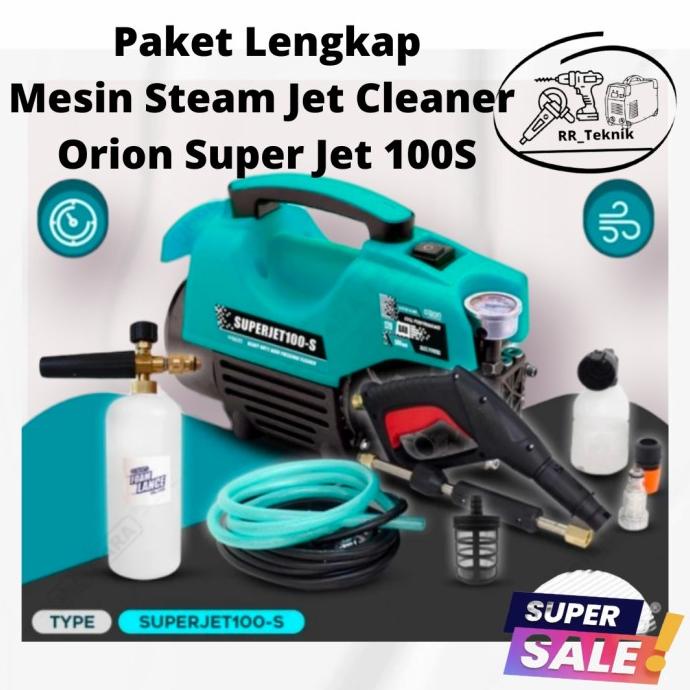 Jual Paket Lengkap Steam Cuci Kendaraan Jet Cleaner Orion 100S + Foam ...