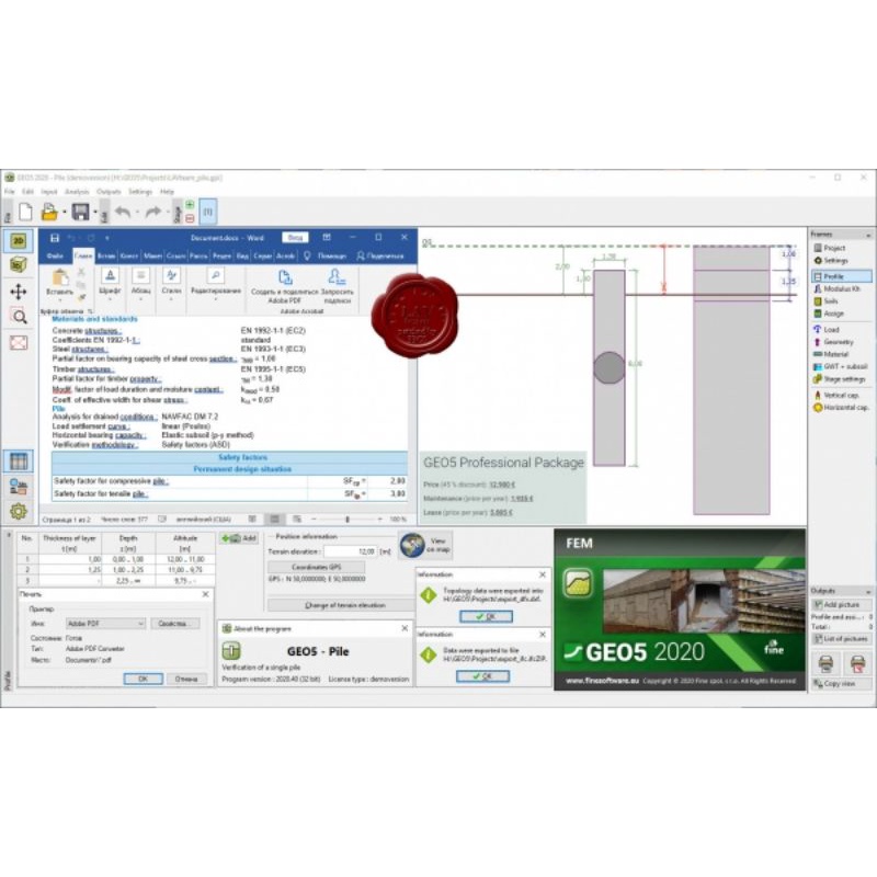 Jual GEO5 2020 Professional geotechnical software full package | Shopee ...