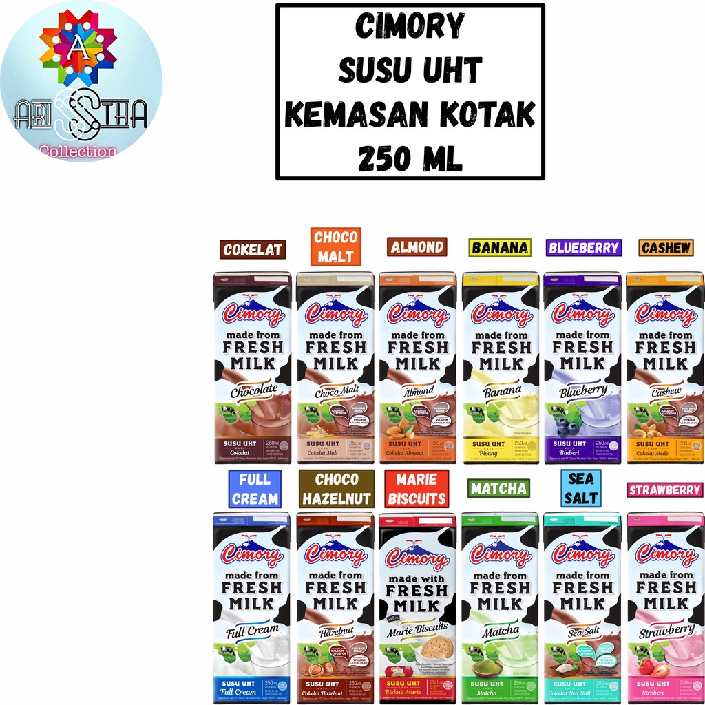 Jual Cimory UHT Kemasan Kotak 250 ML | Shopee Indonesia
