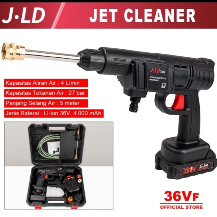 Jual MESIN JET STEAM CLEANER CORDLESS JLD 36vf fullset japan tehnologi ...