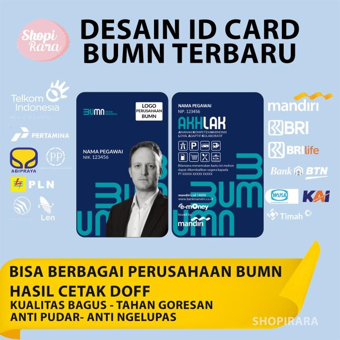 Jual Best Seller Id Card Bumn Bank Mandiri Terbaru Menggunakan Kartu ...