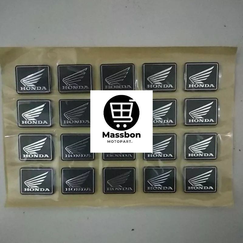 Jual Emblem logo Honda dasboard spedo stang universal untuk semua jenis ...