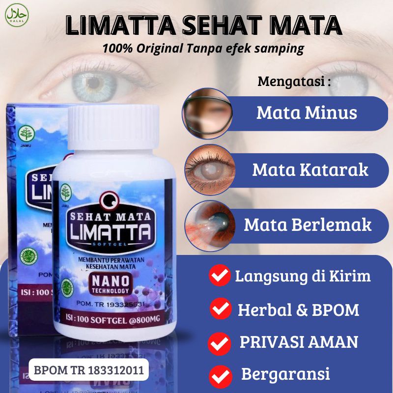 Jual Limatta - Sehat Mata Obat Mata Minus Berlemak Katarak Rabun Jauh ...