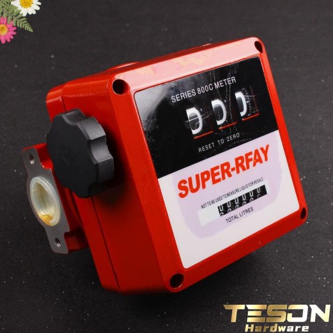 Jual Flow Meter Solar Super-Rfay /Flow Meter Solar 4 Digit 1.5 Inch ...