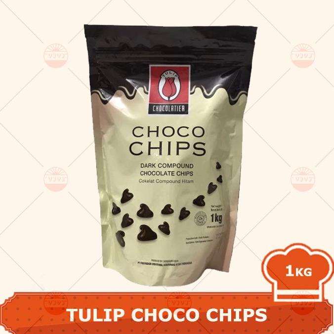 Jual TULIP CHOCO CHIPS KEMASAN 1KG | Shopee Indonesia