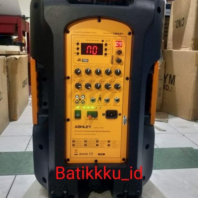 Jual Speaker Aktif Portable Ashley Ir 500 Ir500 12 Inch + 2 C | Shopee ...