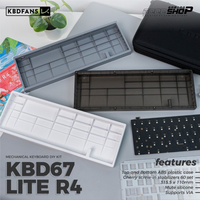 Jual KBDFANS KBD67 Lite R4 - Mechanical Keyboard DIY Kit | Shopee Indonesia