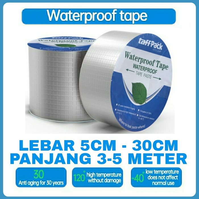 Jual Terlaris Lakban Isolasi Tape Lem Tambal Atap, Talang, Seng, Genteng Anti Bocor | Shopee ...