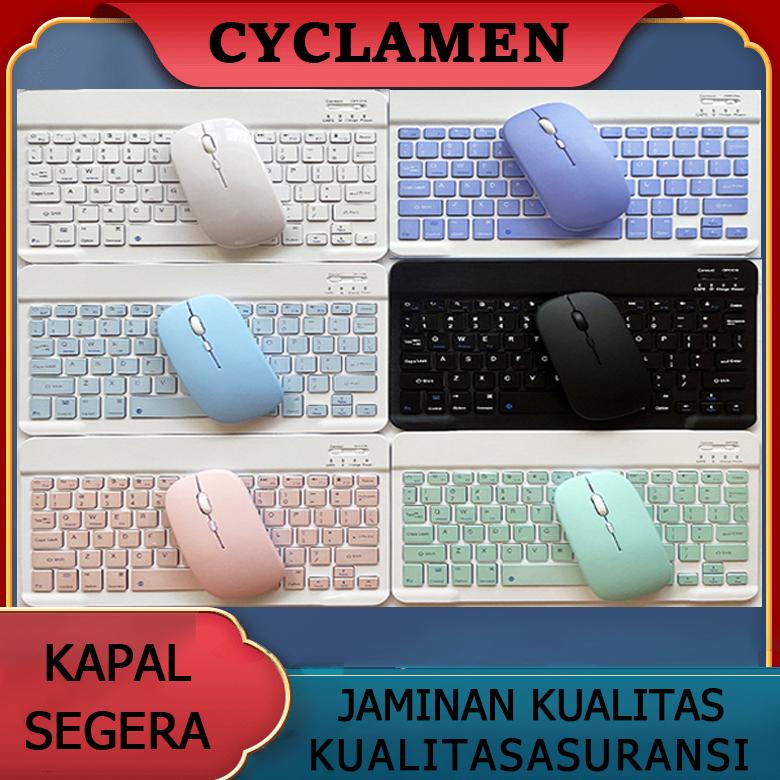 Jual New Macaron Keyboard 10 Inch 3 In 1 Wireless Bluetooth Keyboard ...