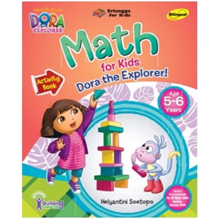 Jual BUKU BILINGUAL DORA: MATH FOR KIDS ACTIVITY BOOK 5-6 YEARS ...