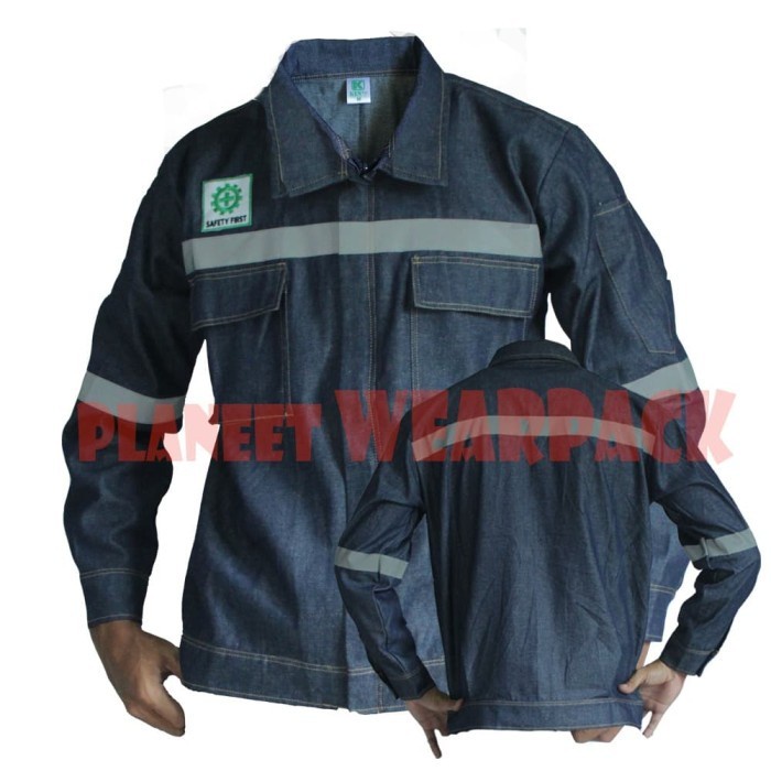 Jual Wearpack Wearpack Safety Bahan Jeans / Baju Werpak Seragam Kerja ...