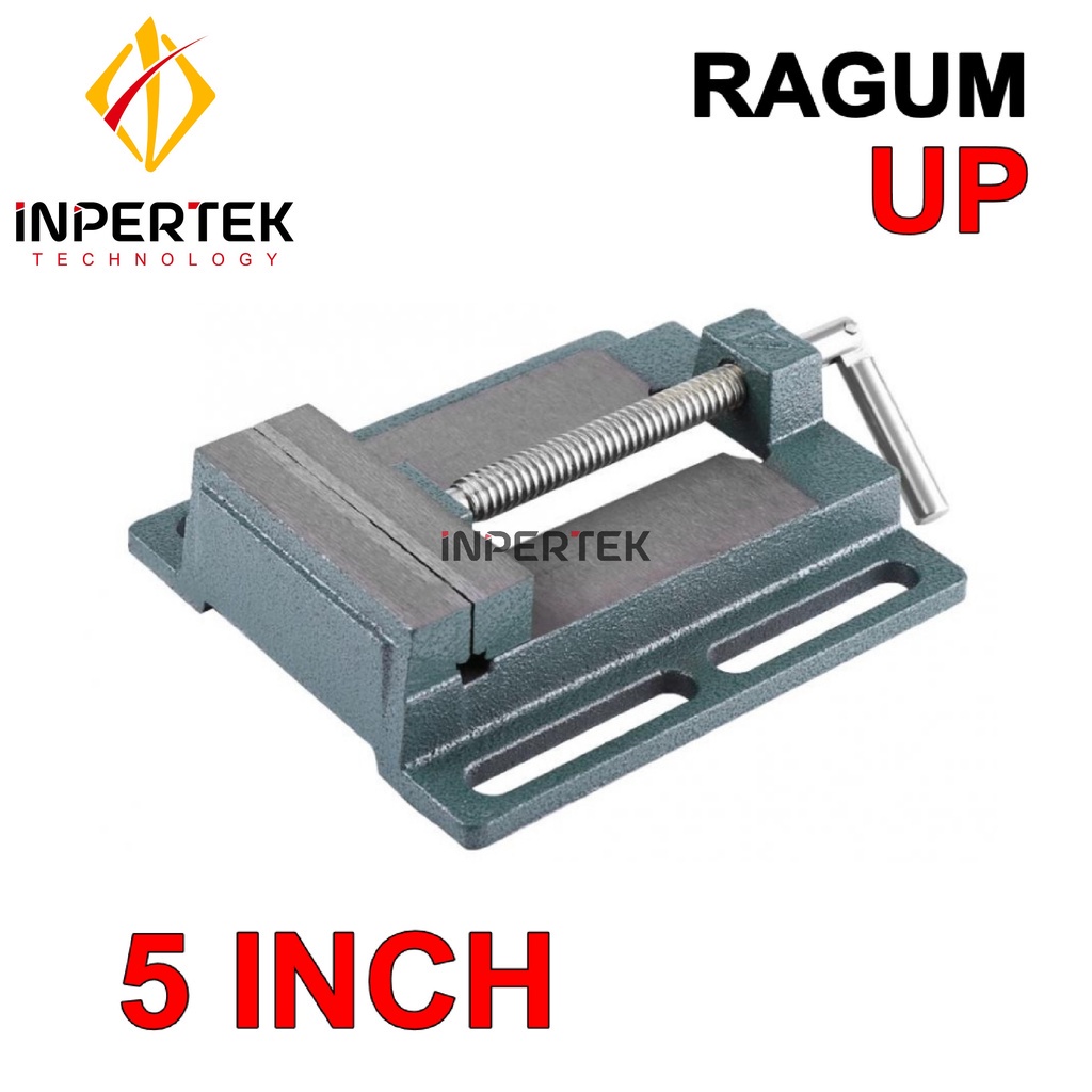 Jual Ragum 5" UP 125 mm Catok 5 Inch Vise Bench Penjepit Meja Mesin ...