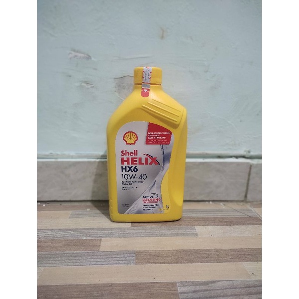 Jual OLI SHELL HELIX HX6 SAE 10W-40 1L | Shopee Indonesia