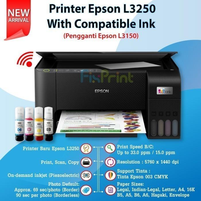 Jual Printer Epson L3250 L 3250 Wifi Print Scan Copy Pengganti Epson ...
