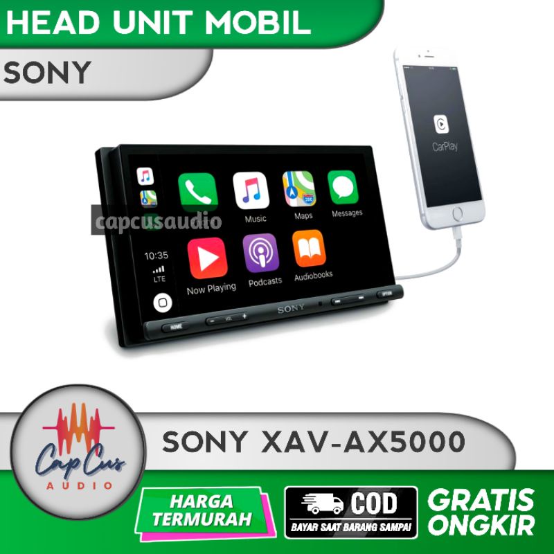 Jual SONY XAV-AX5000 / AX 5000 HEAD UNIT DOUBLE DIN 7 INCH SONY XAV ...