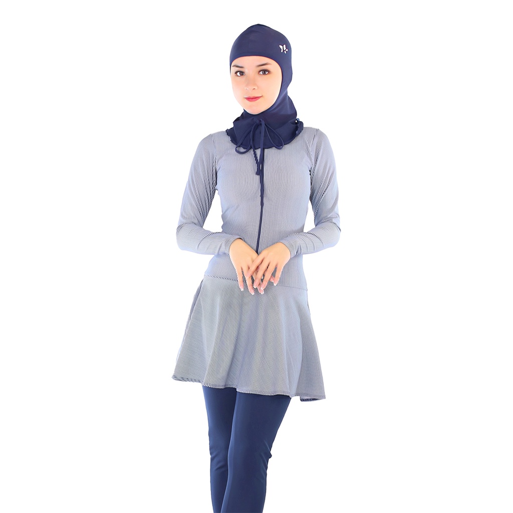 Jual Lasona Women Burkini Hijab Swimsuit Baju Renang Muslim Wanita Size ...