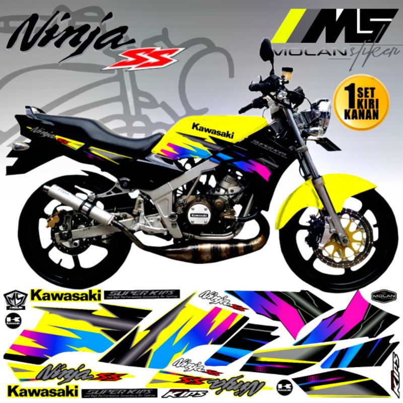 Jual Decal Sticker Striping Variasi Ninja SS 150 SE Special Limited ...