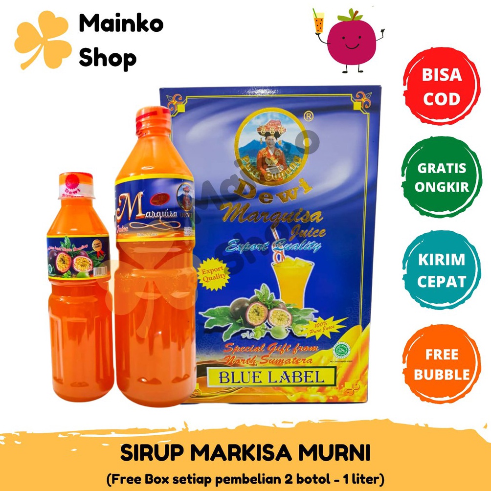 Jual Produk Sirup Markisa Dewi 500 ml Asli Brastagi Halal Gula Murni ...