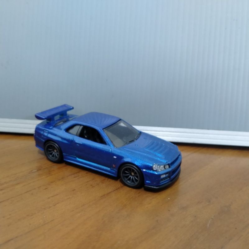 Jual hotwheels Nissan skyline r34 biru fast and furious fast superstars ...