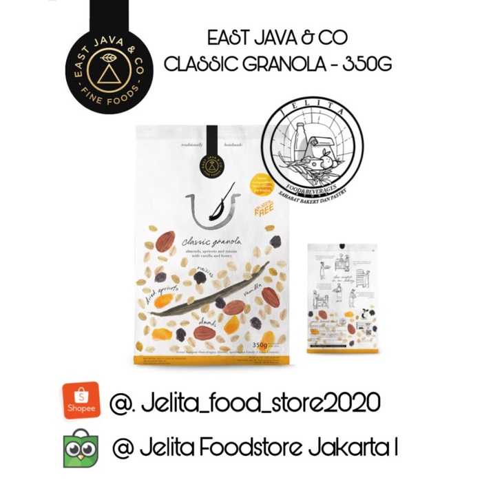 Jual EAST JAVA & CO CLASSIC GRANOLA - 350G | Shopee Indonesia
