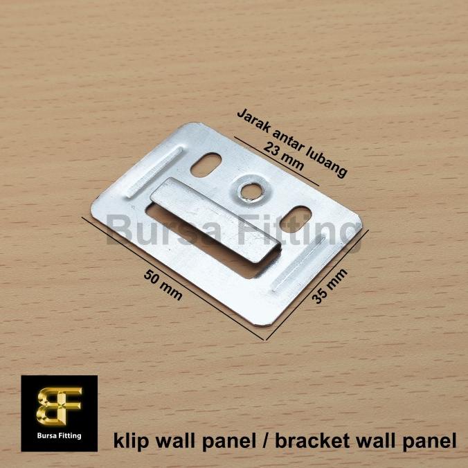 Jual Klip Wall Panel / Braket Wall Panel / Klip Besi Wpc Wall Panel ...