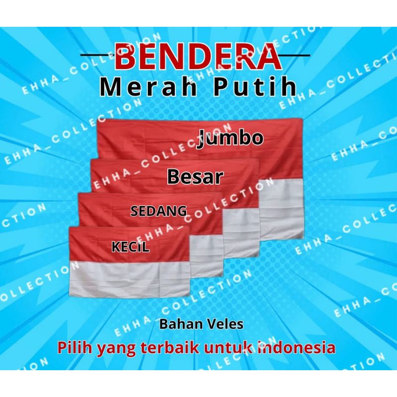 Jual Bendera Merah Putih Bendera Indonesia Kecil Sedang Besar Jumbo ...