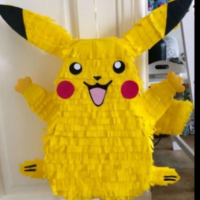Jual Pinata Pikachu/Pinata Pokemon 3D/Pinata Ulang Tahun/Pinata Custom ...