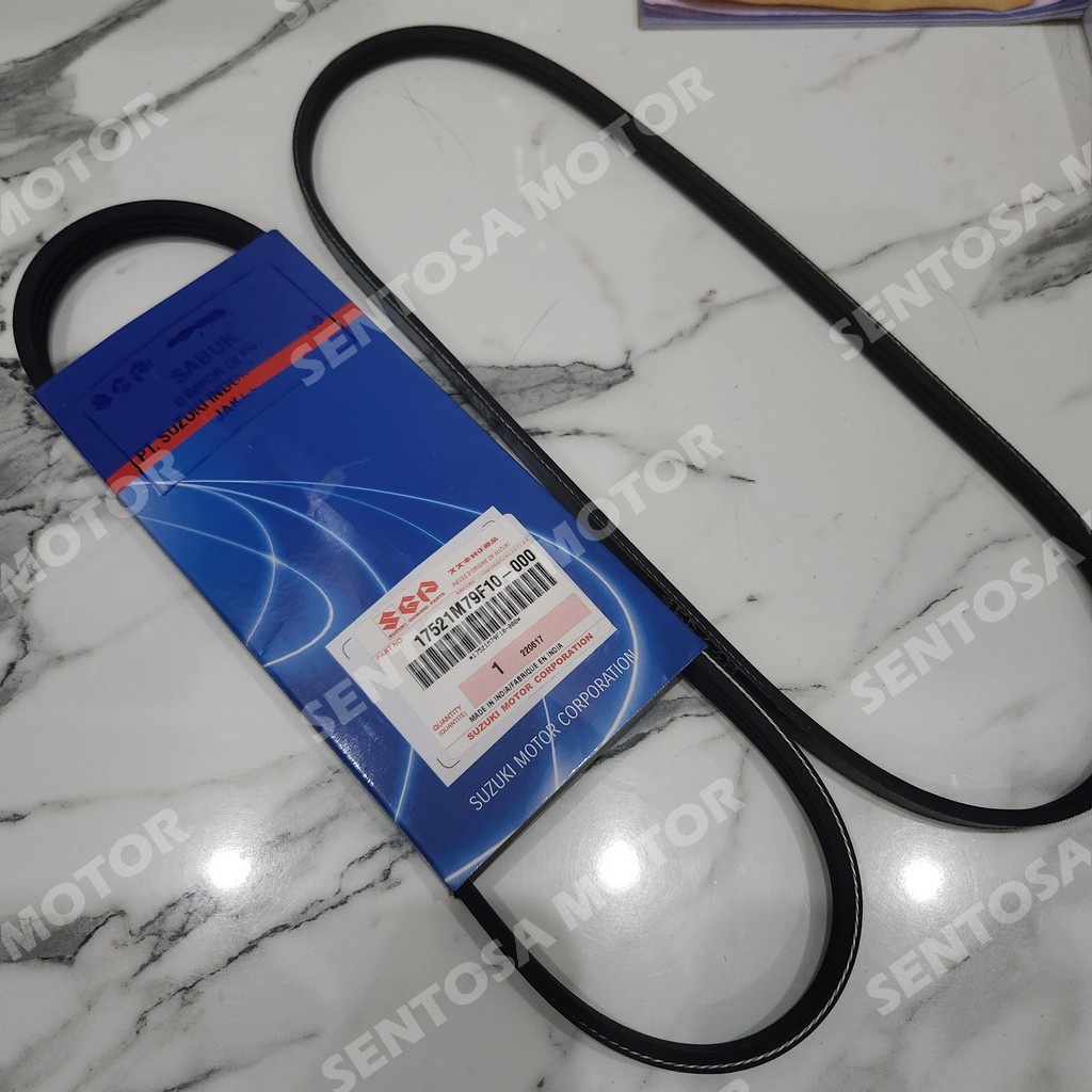 Jual van belt tali kipas ac dan alternator suzuki karimun estilo asli sgp | Shopee Indonesia