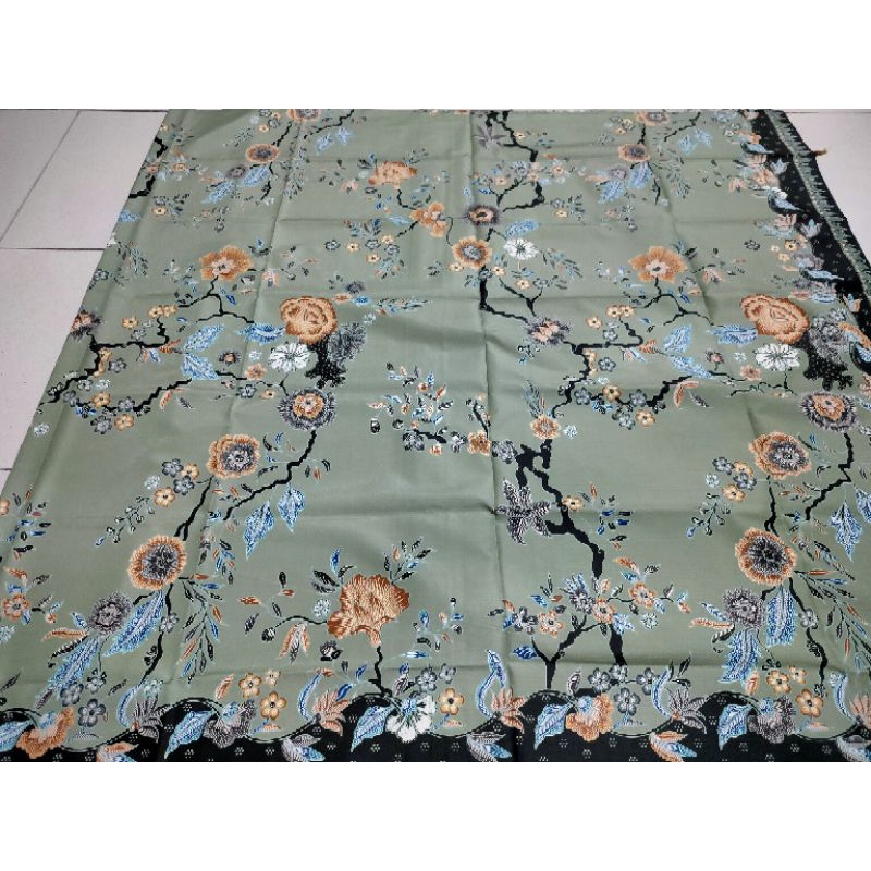 Jual [COD] [GRATIS ONGKIR] Kain Panjang Batik Unggul Jaya Special Hijau ...