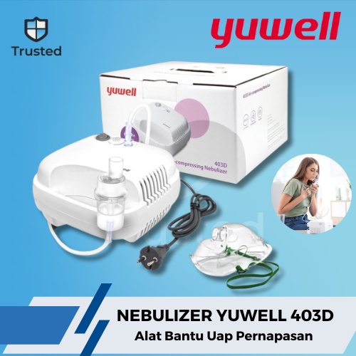 Jual Trusted Yuwell Nebulizer Compressor 403D | Alat Terapi Uap ...