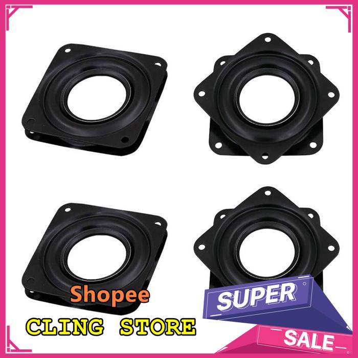 Jual TERMURAH 4 INCH BRAKET RING MEJA PUTAR BESI PERSEGI/MEJA PUTAR ...